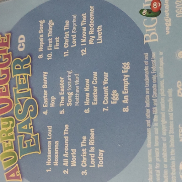 VeggieTales | Media | Veggietales A Very Veggie Easter Dvd Music Cd Set ...